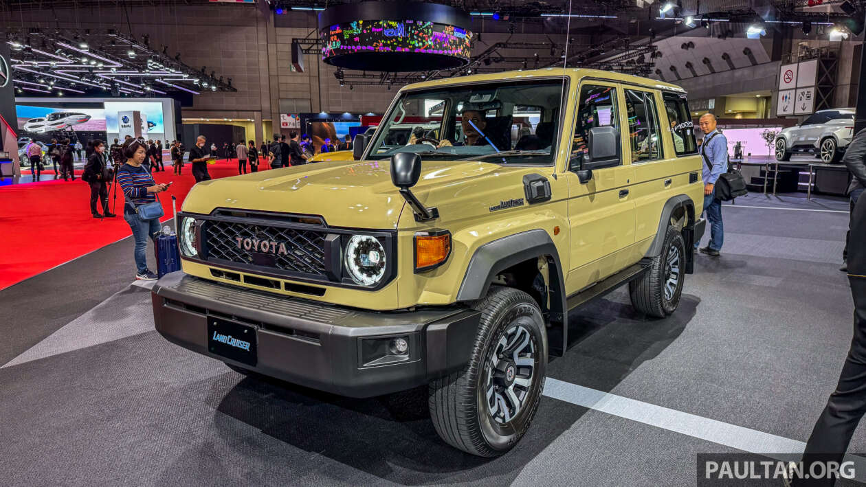 Toyota Land Cruiser 70 Series facelift 2024 - casis ladder frame asal ...