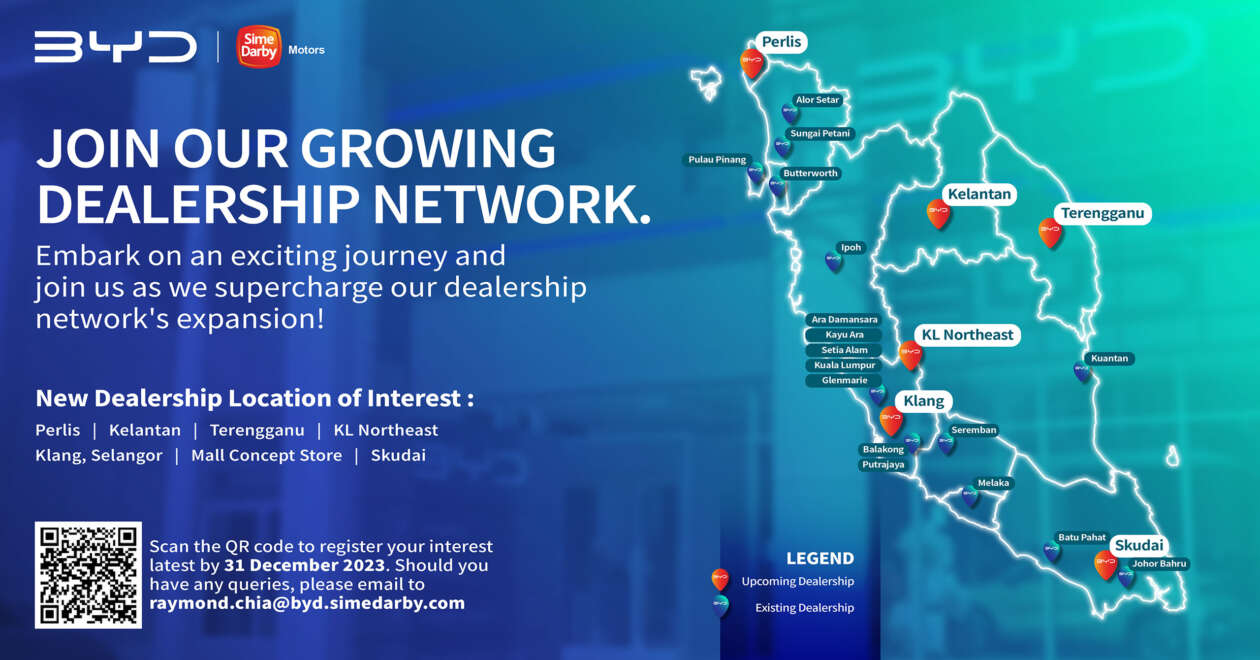 Begin your EV journey as a BYD authorised dealer – business partners ...