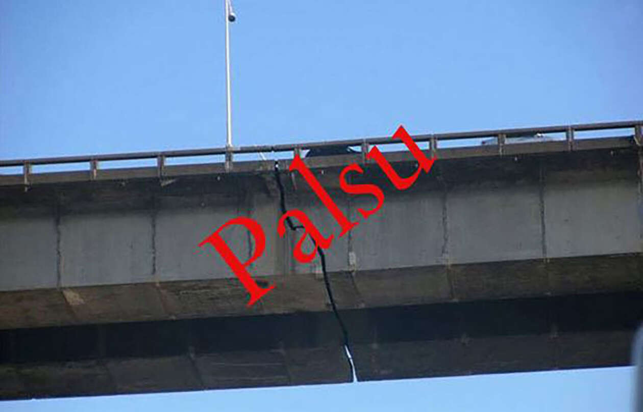 Penang Bridge cracked structure viral video is fake, no damage on it ...