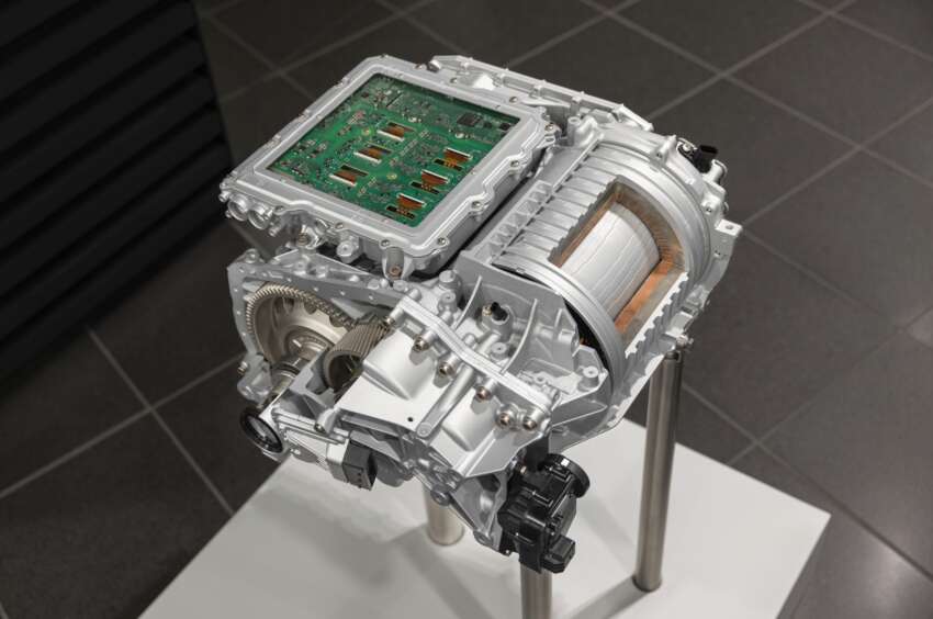 Porsche Macan EV motor rear - Paul Tan's Automotive News