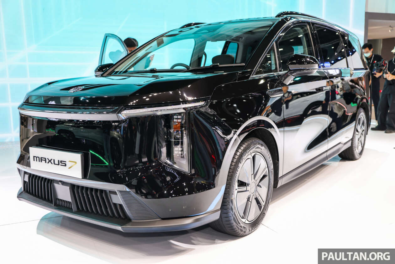 Bangkok 2024: MG Maxus 7 - three-row all-electric MPV with 245 PS and ...