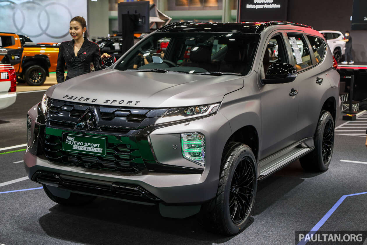 Bangkok 2024: Mitsubishi Pajero Sport SUV facelift gets 2.4L 6AT ...