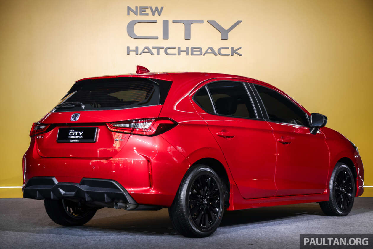 Honda City Hatchback 2024 dilancar di M'sia - varian baharu RS, Honda ...