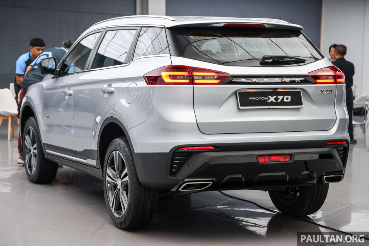 2025 Proton X70 facelift fully revealed - all-new front end, unique ...