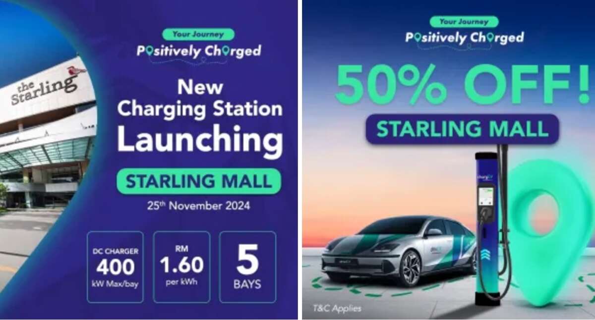 Starling Mall gets EV chargers - 400 kW DC, five bays - paultan.org