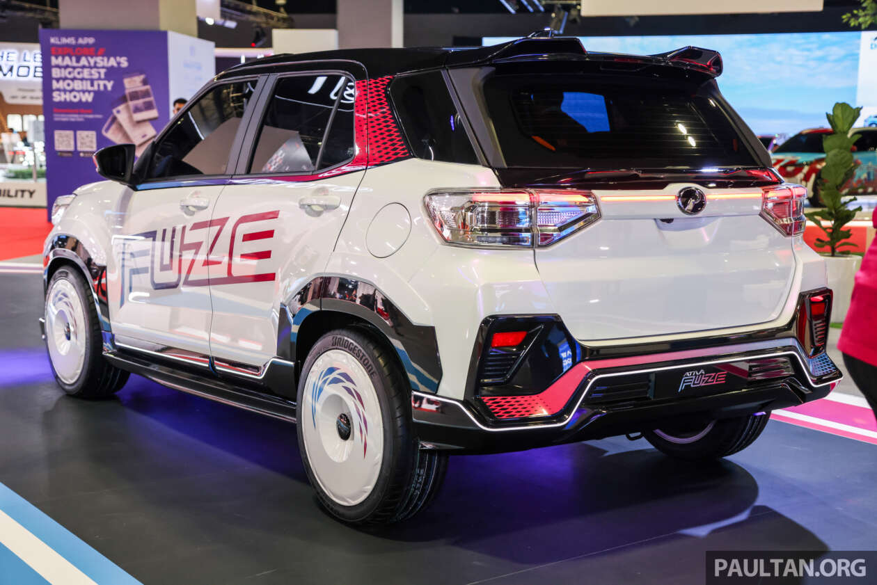 Perodua Ativa Fuze debuts at KLIMS 2024 – futuristic design and ...