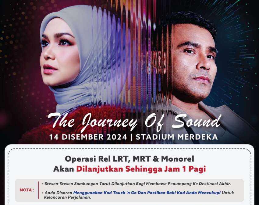 Siti Nurhaliza and Judika concert at Stadium Merdeka, December 14 – LRT ...
