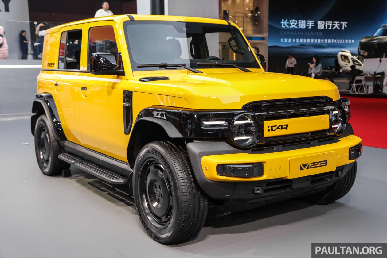 iCar V23 in Shanghai – compact EV off-roader with up to 211 PS, 550 km ...