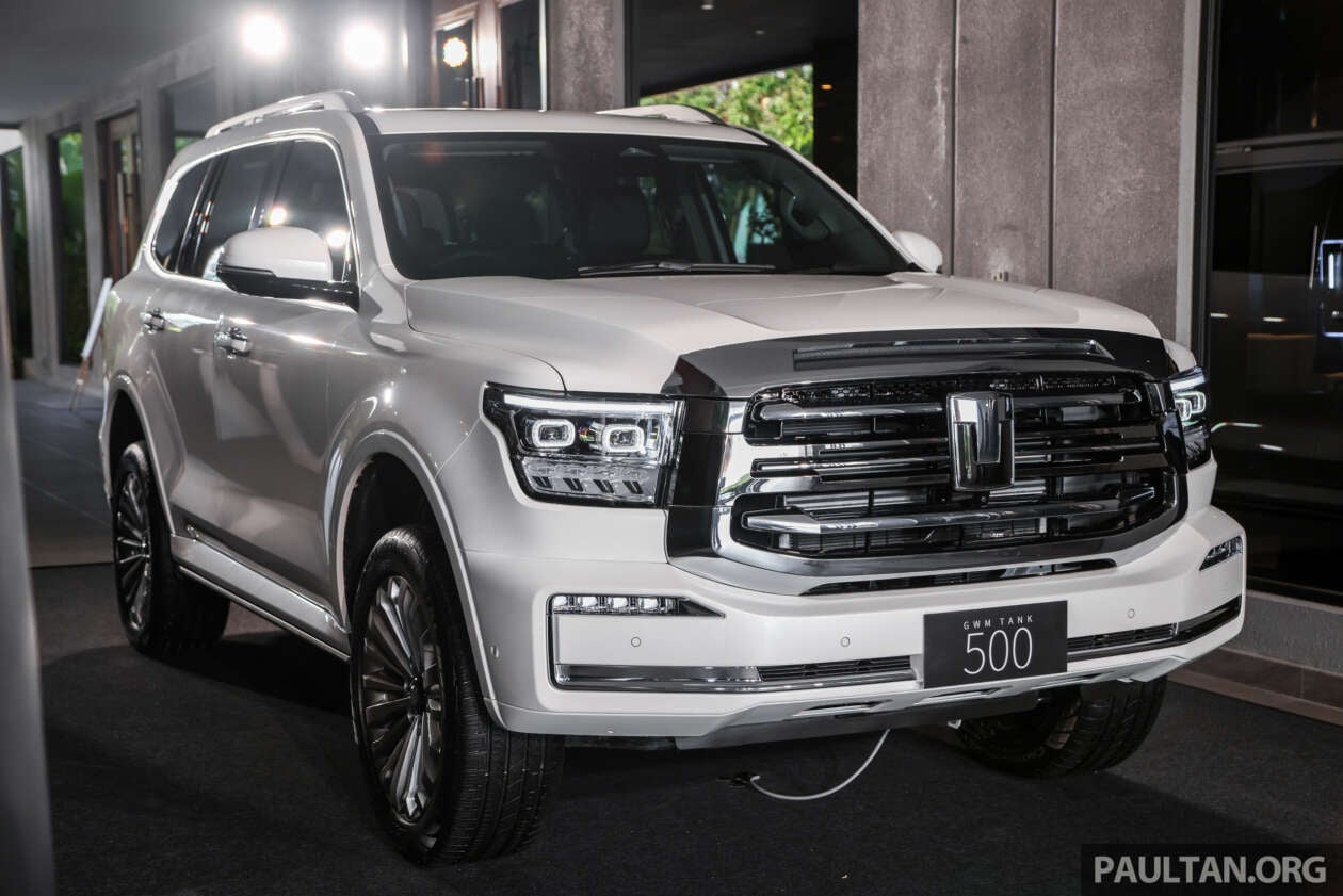 GWM Tank 500 HEV - seven-seat luxury 2.0T hybrid SUV shown again in ...