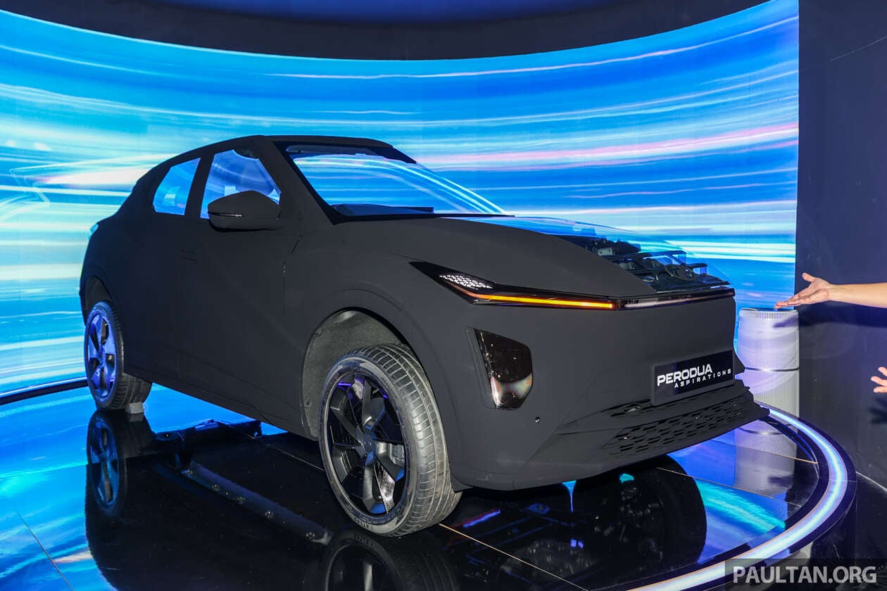 Perodua EV final prototype walk-around video tour - sharp crossover ...