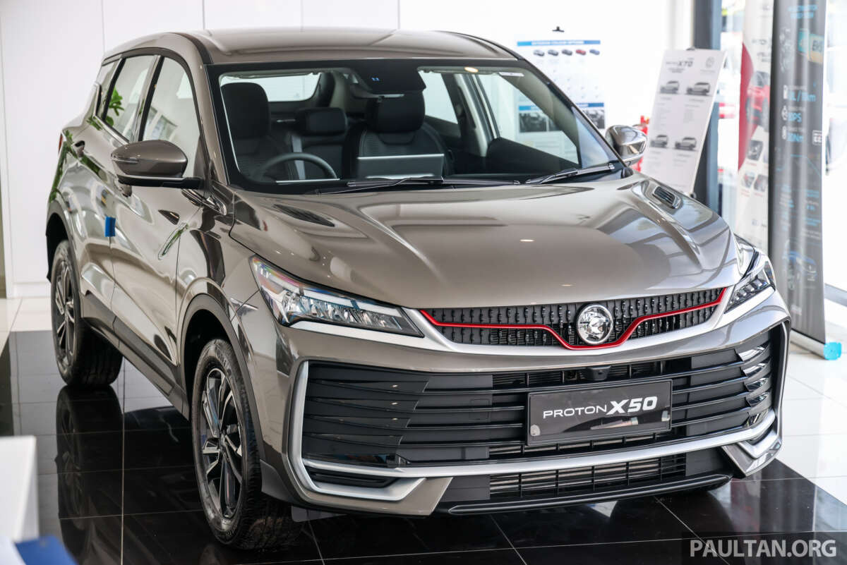 Proton X50 2025 dilancar di Malaysia — tiga varian, 1.5L empat-silinder ...