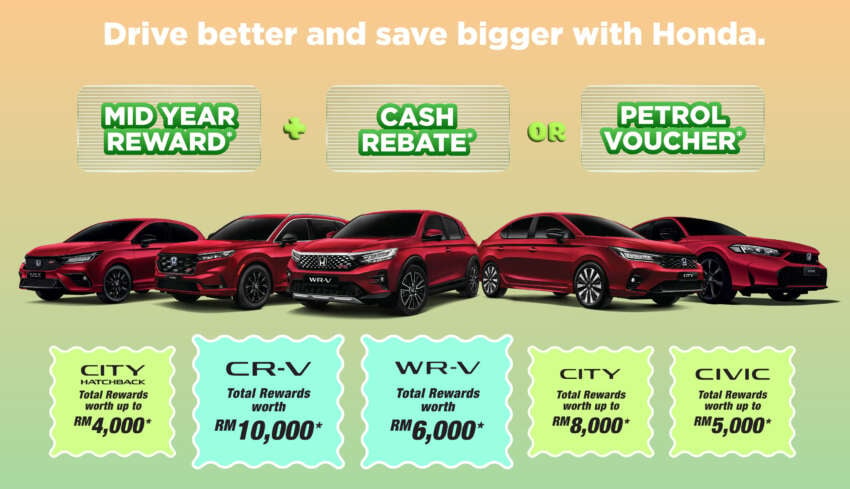 Honda Malaysia tawar promosi Julai 2025 - diskaun CR-V hingga RM10k ...