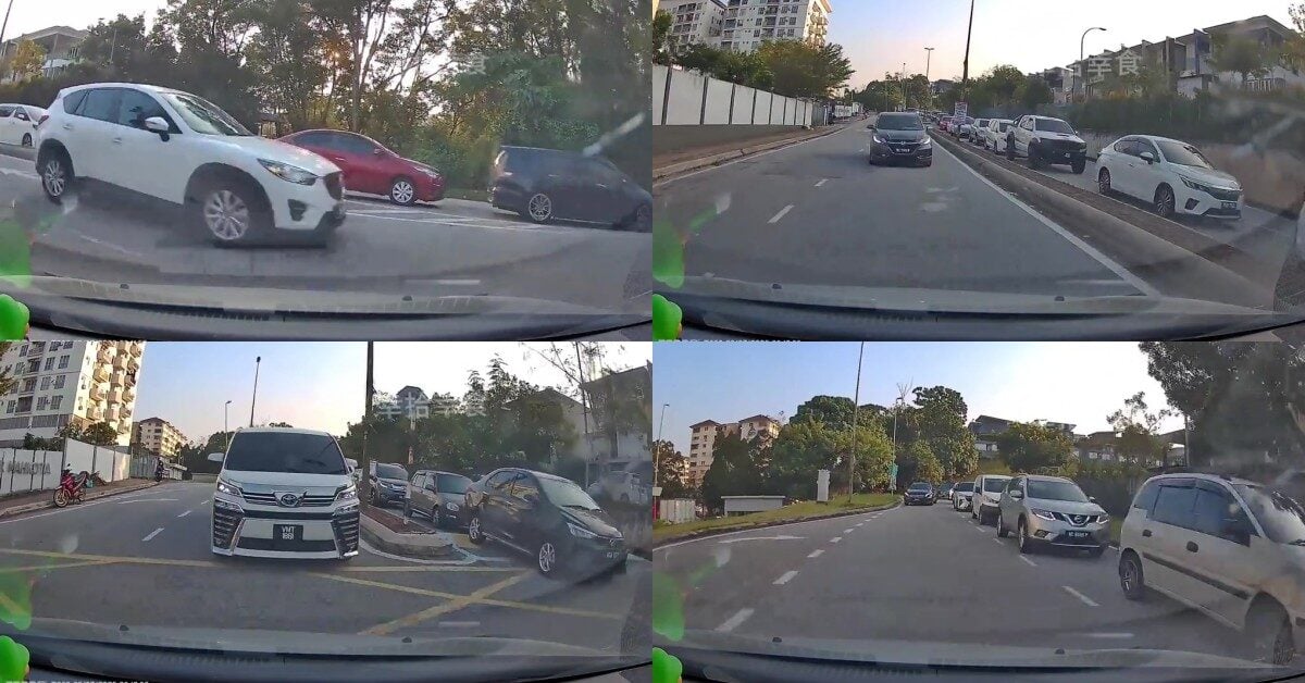 Multiple cars seen driving against traffic in viral video - it's an ...