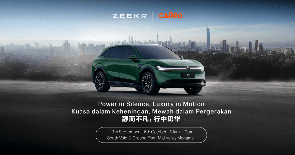 Experience the Zeekr 7X in person at Zeekr Carro's roadshow - Mid ...
