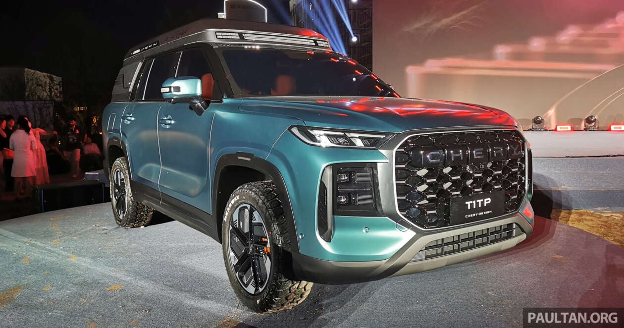 Chery T1TP concept shown in China - unibody pick-up truck converts to ...
