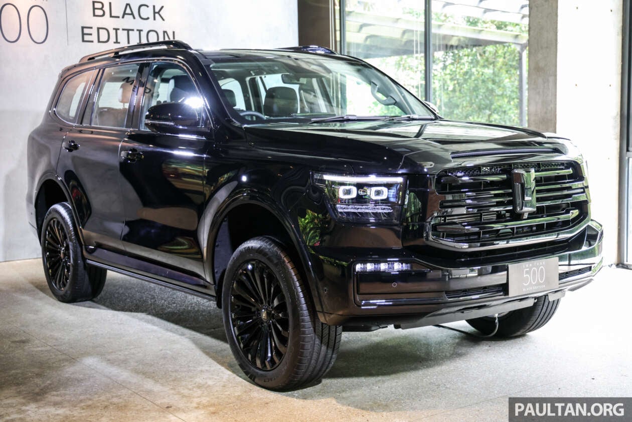 GWM Tank 500 HEV Black Edition in Malaysia - flagship SUV gets a full ...