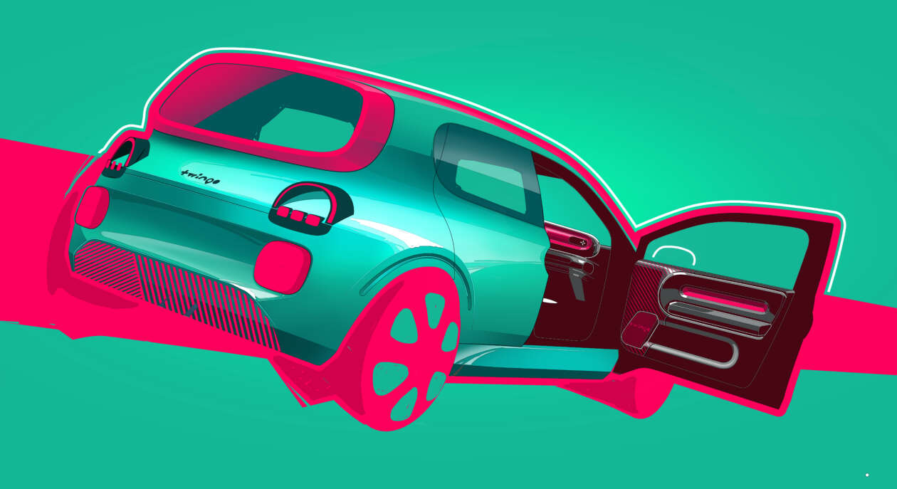 2026 Renault Twingo E-Tech Electric - Design sketch (9) - Paul Tan's ...