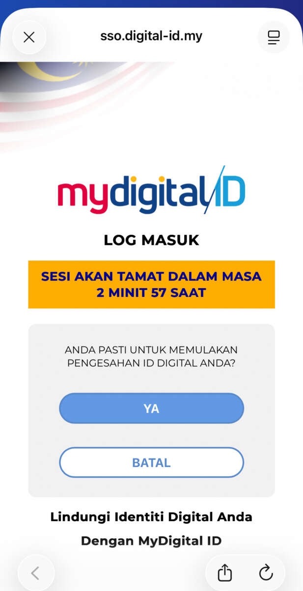 MyDigital ID to become sole login method for MyNIISe app for all ...