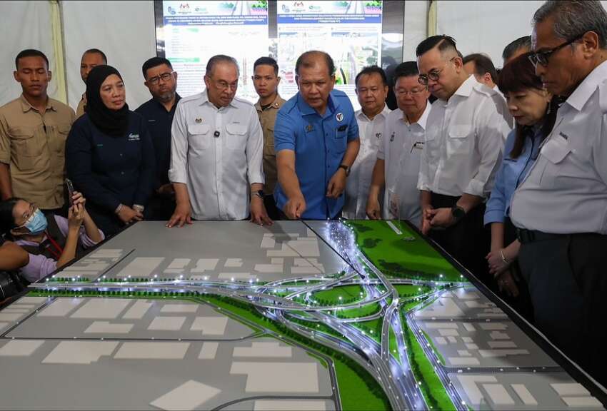 Projek penyuraian trafik antara Plaza Tol Juru-Sg Dua - 17.3 km, kos ...