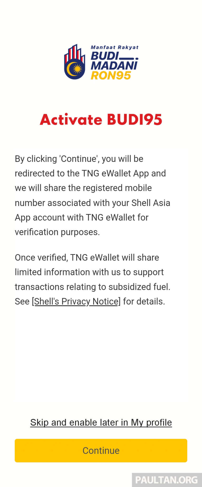 Shell Budi95 app integration launch-15 - Paul Tan's Automotive News