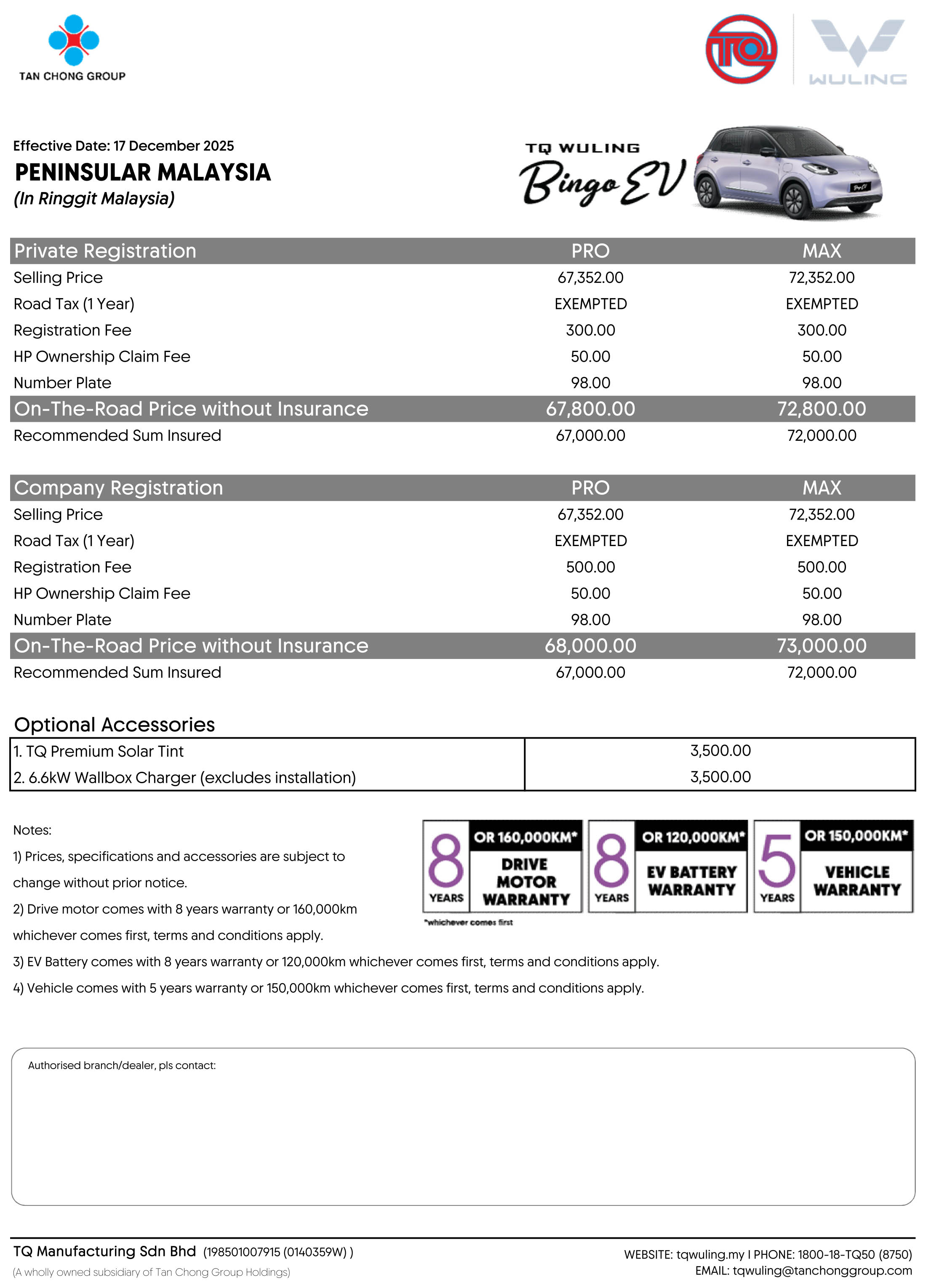 2025 TQ Wuling Bingo EV price list Malaysia-1 - Paul Tan's Automotive News