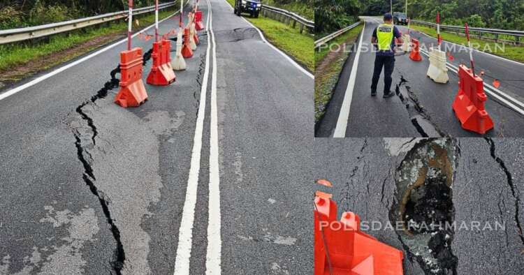 Chenor sinkhole PDRM FB - Paul Tan's Automotive News