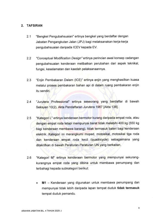 JPJ guidelines on ICE to EV conversion-4 - Paul Tan's Automotive News