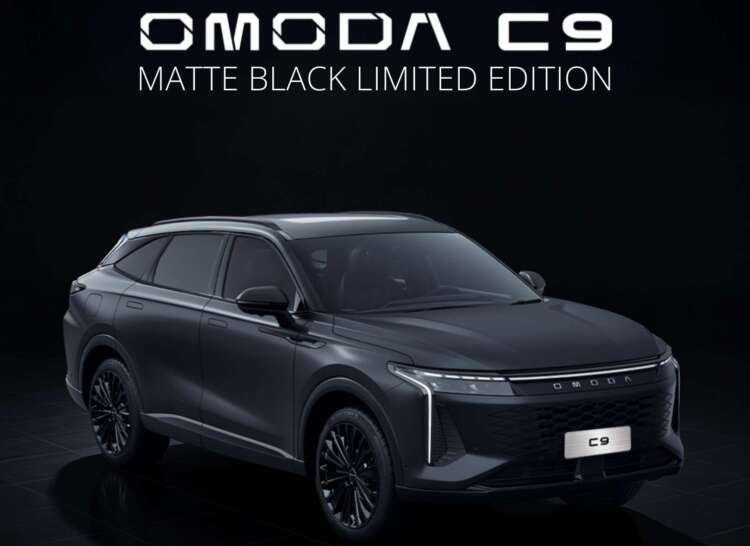 Omoda C9 Matte Black Limited Edition di Malaysia - Paul Tan Automotif