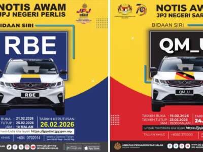 JPJ eBid: VPP and JYG number plates up for bidding - paultan.org