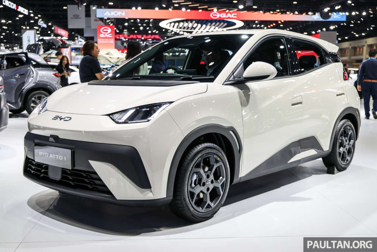 BYD Atto 1 launched in Thailand – brand’s cheapest EV; 75 PS, up to 304 ...