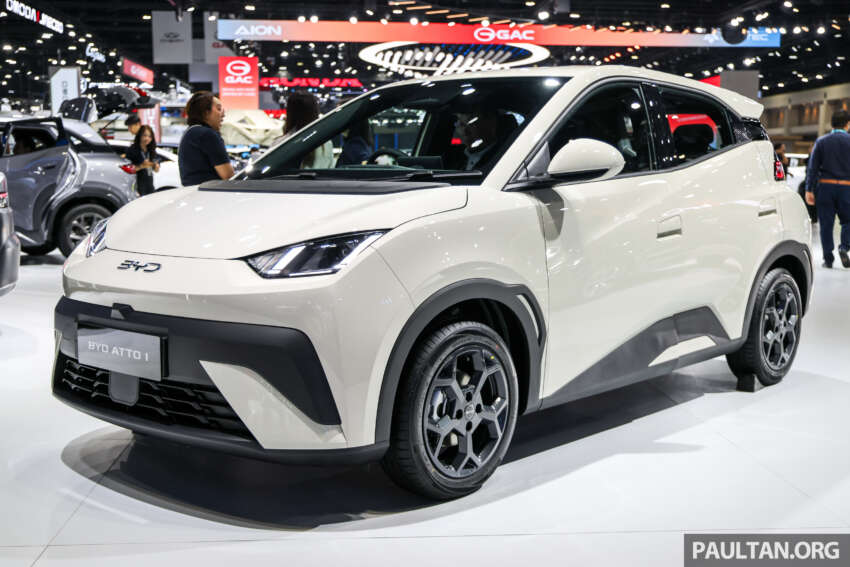 BYD Atto 1 dilancar di Thailand - model termurah jenama itu, WLTP ...