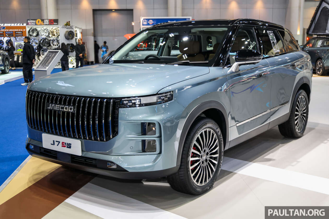 2026 Jaecoo J7 PHEV in Thailand – new wheels, brown interior option ...