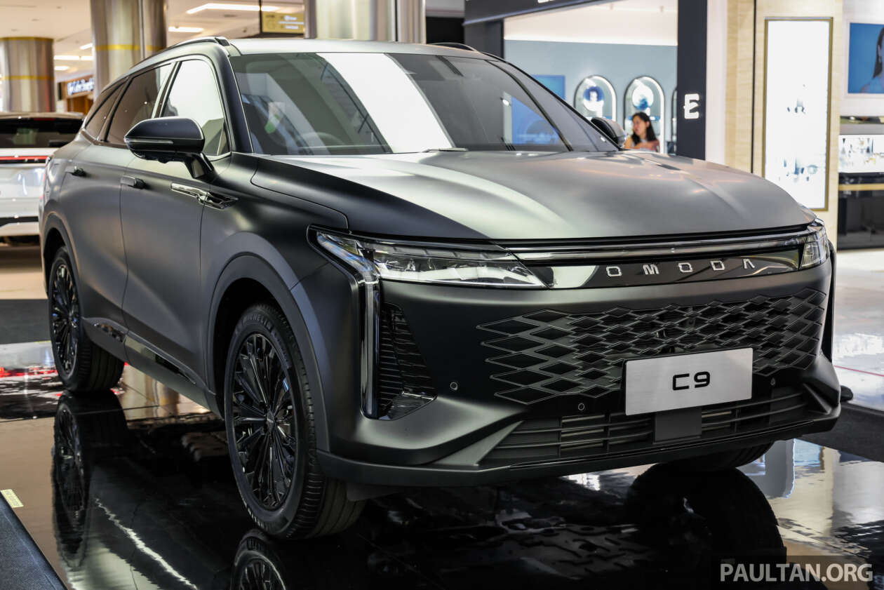 Omoda C9 Matte Black Limited Edition in Malaysia - limited units ...